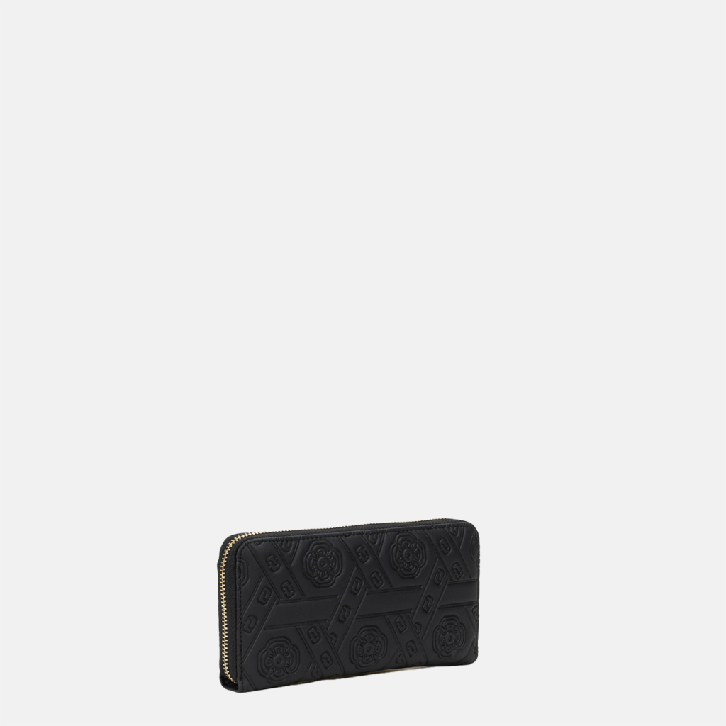 Eternal Black Zip Around Wallet - Yangoods